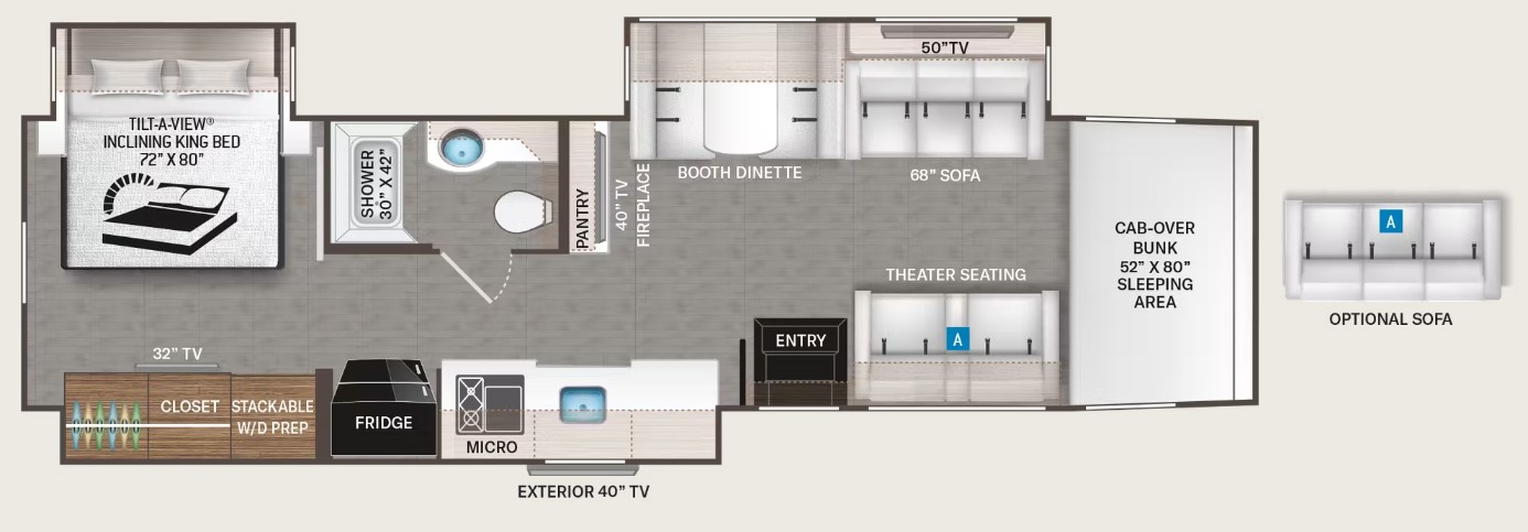 2023 Thor Motor Coach Inception 38FX for sale in Tampa, FL | Lazydays