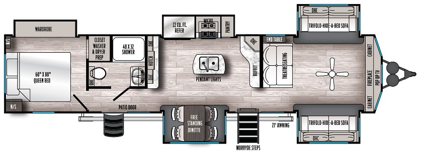 2022 Forest River Sierra Destination Trailers 420FL for sale in The ...
